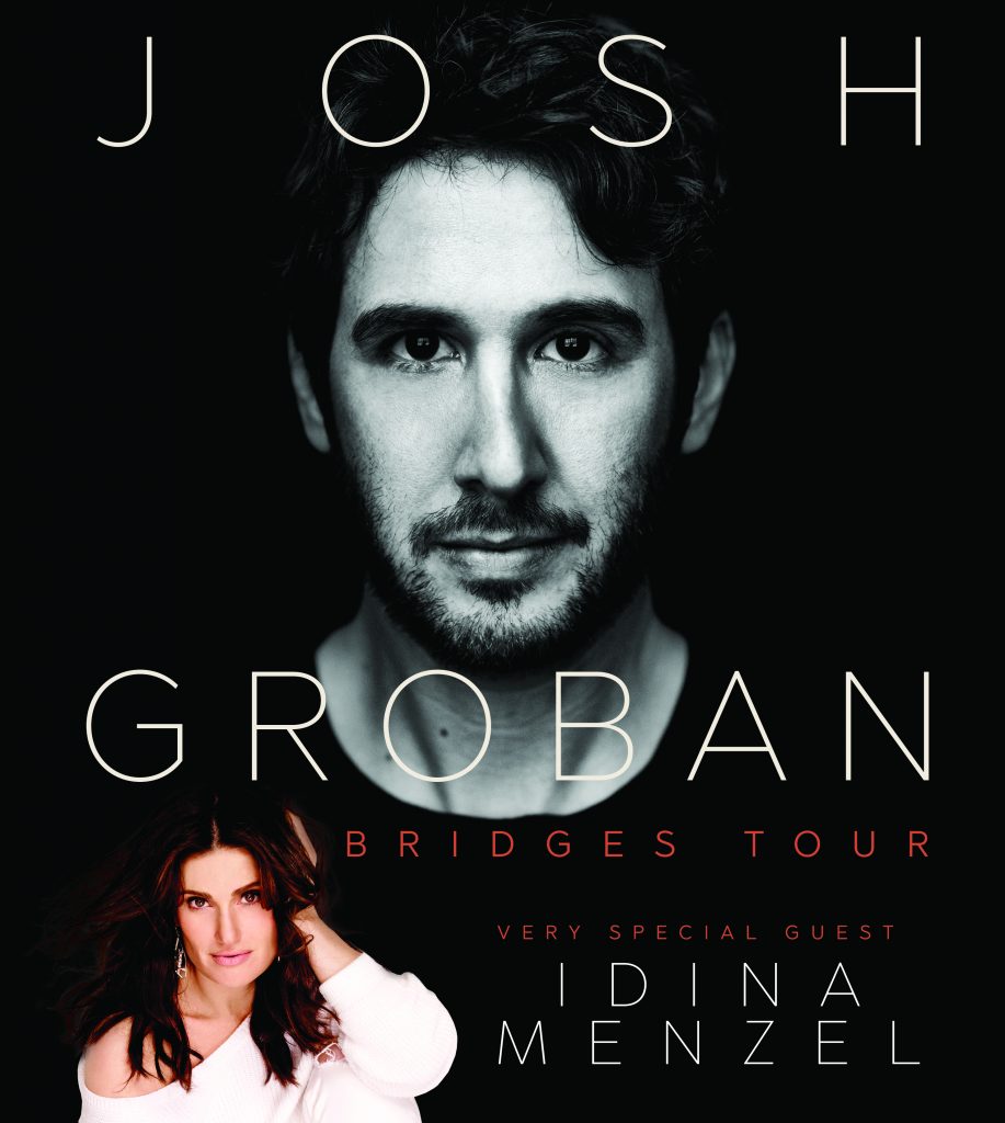 Josh Groban To Play Mohegan Sun Arena With Special Guest Idina Menzel ...